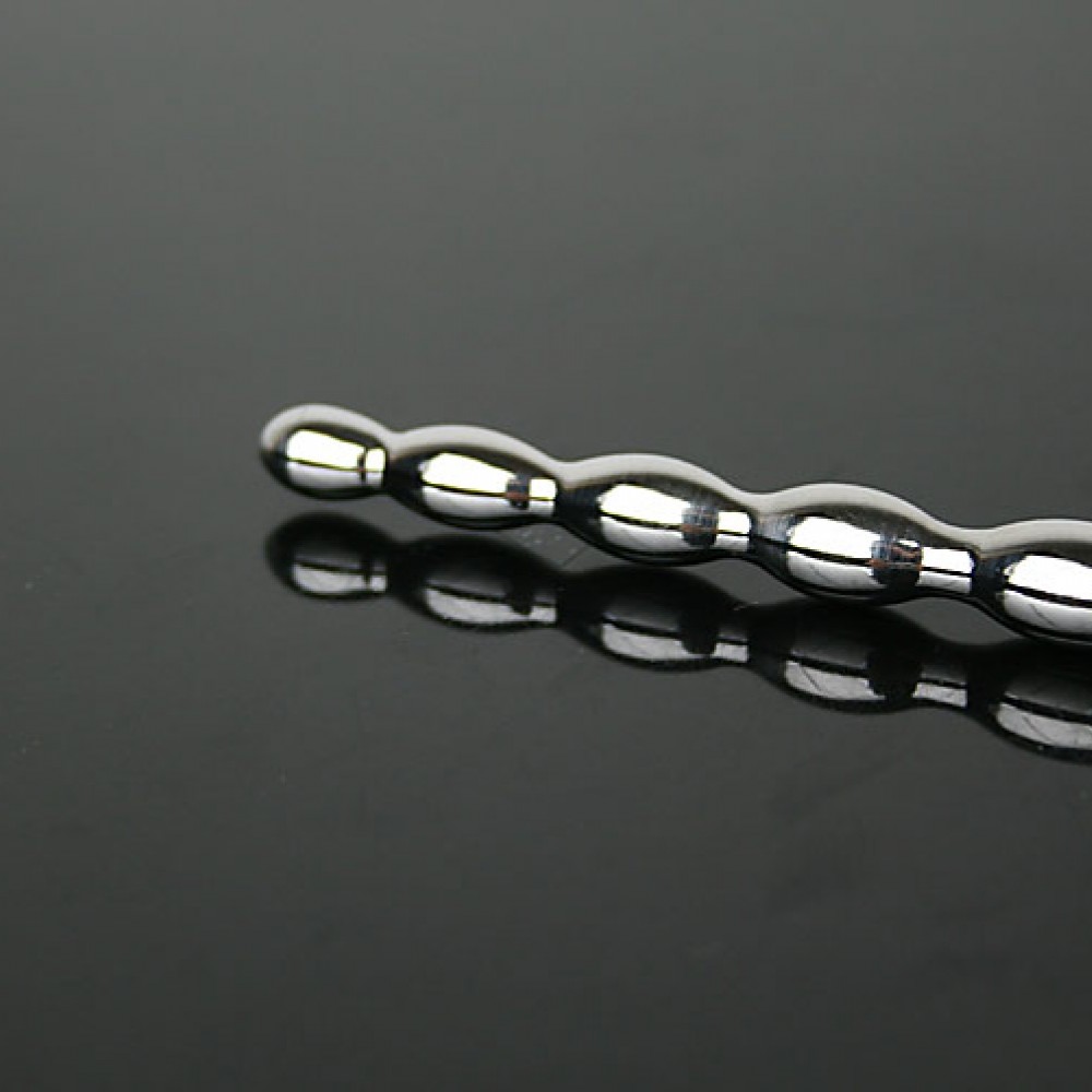 Urethral Sound with 7 Bumps and Finger Ring - 160mm Long ...
