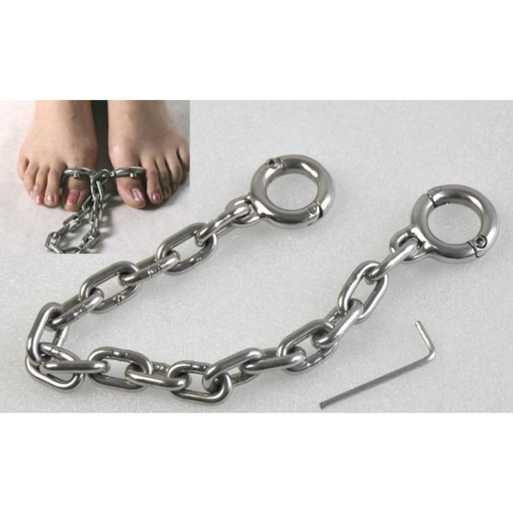 Toe Cuffs (Stainless Steel) - Large