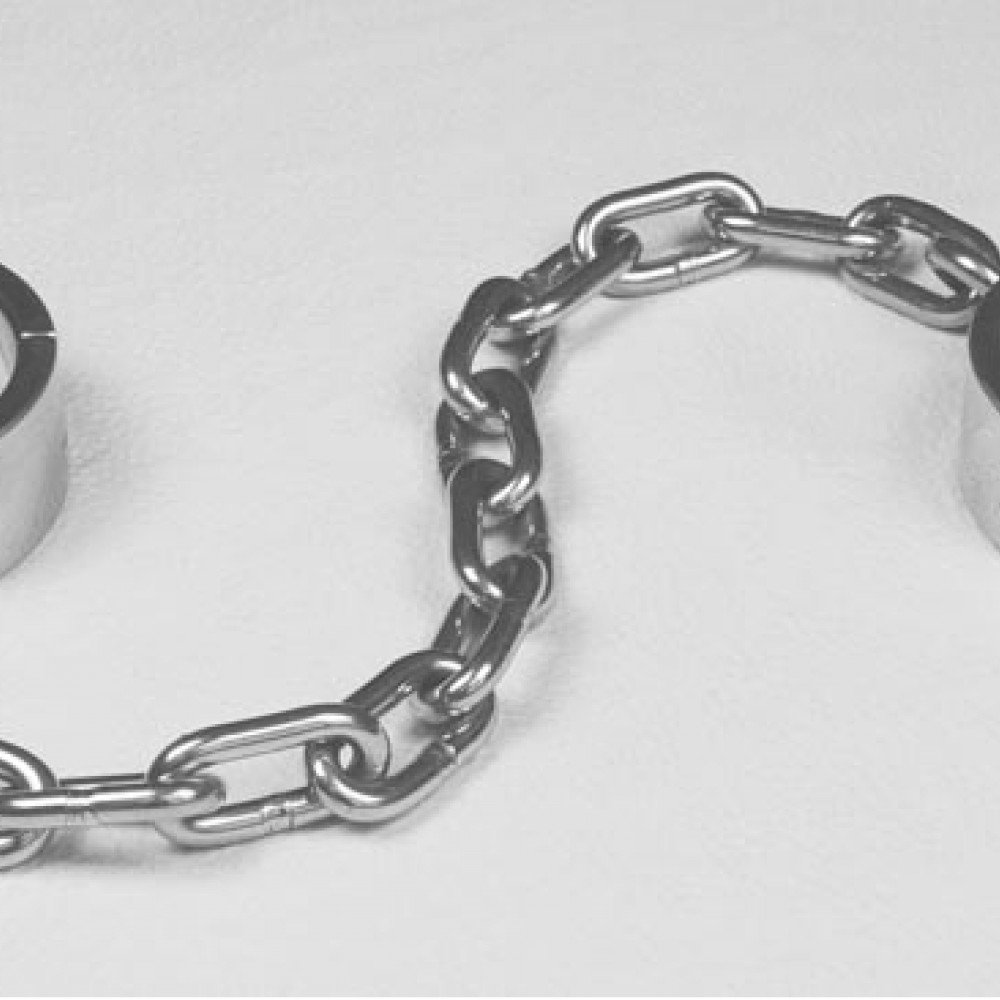 Stainless Steel Ankle Cuffs (Large)